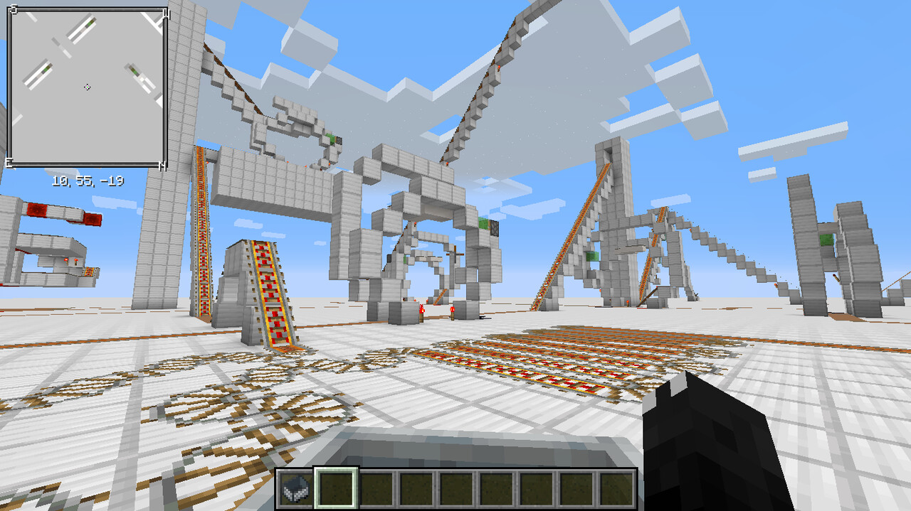 Roller Coaster map Minecraft Map