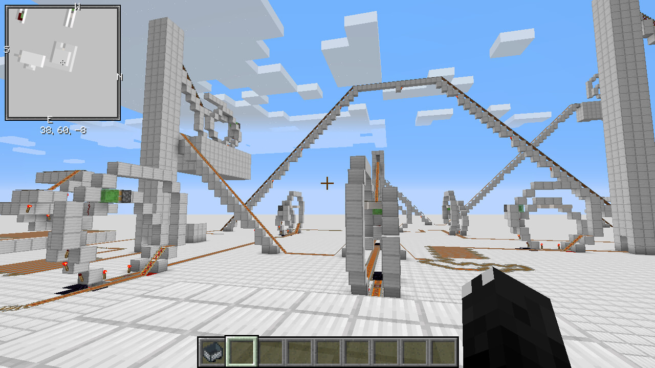 Roller Coaster map Minecraft Map