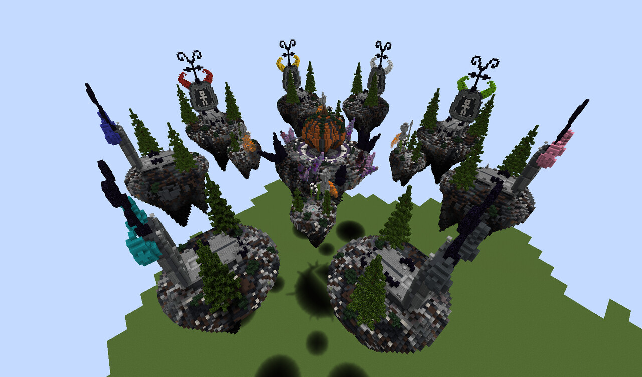 Bed Wars Map (Halloween Land) Minecraft Map