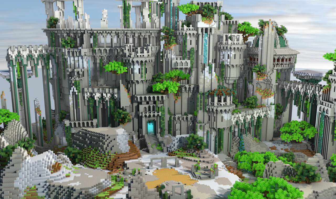 Fallen ruins l Survival games lobby Minecraft Map