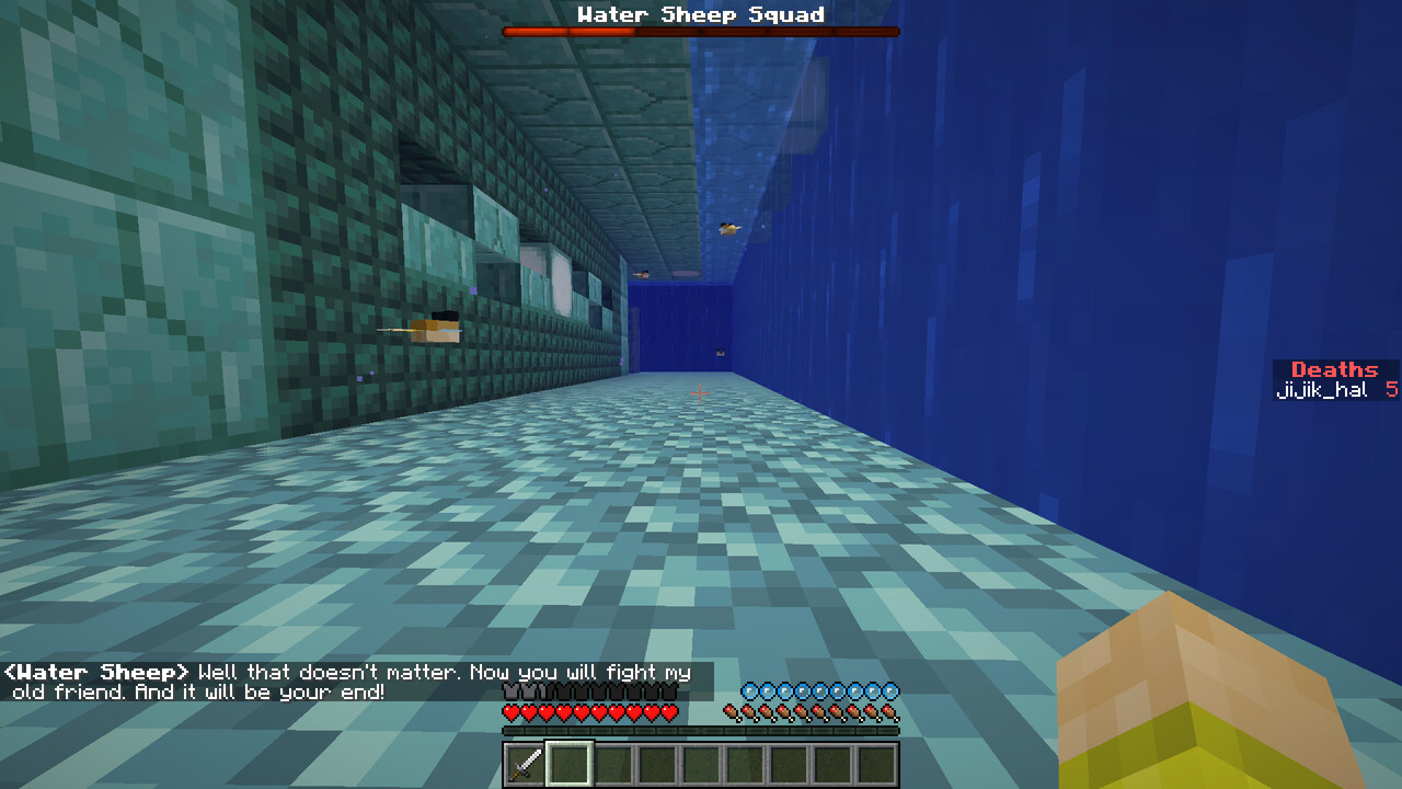 Water Sheep Boss Fight Minecraft Map