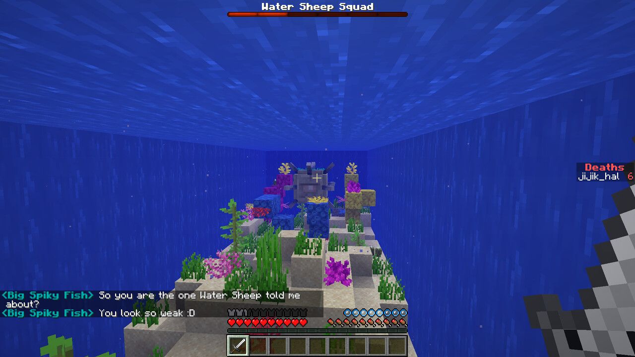 Water Sheep Boss Fight Minecraft Map