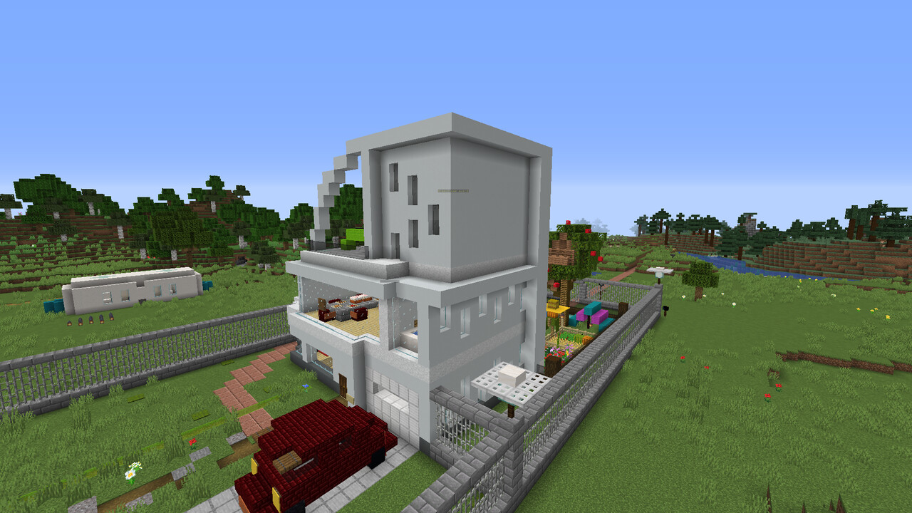 Small Modern House Minecraft Map