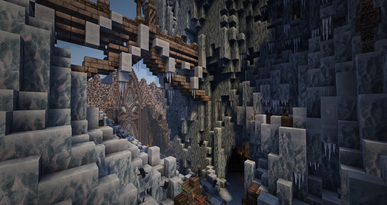 Khal'Khalirak - Evil Ice Fortress - Splitterfeste Minecraft Map
