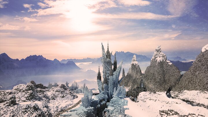 Khal'Khalirak - Evil Ice Fortress - Splitterfeste Minecraft Map