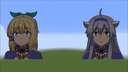 Anime Builds - RUMIA TINGEL & SISTINE FIBEL Pixel Art Timelapse ...