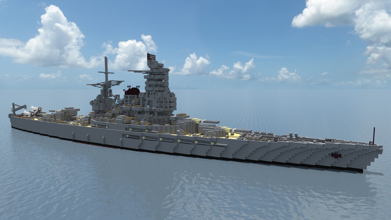 IJN Tosa - Tosa-Class Battleship (1940s Modernisation) Minecraft Map