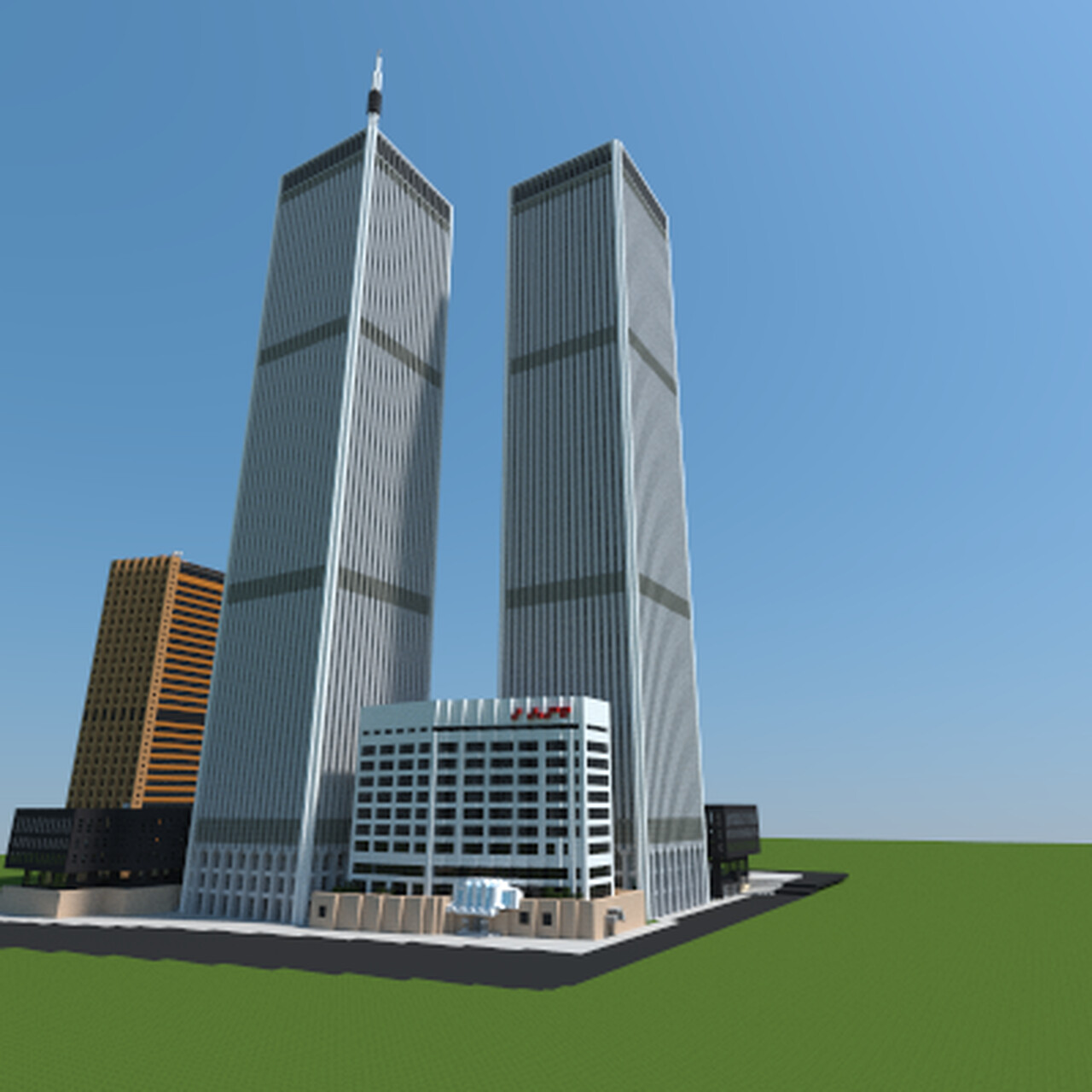 Original World Trade Center Complex, Lower Manhattan - New York City in ...