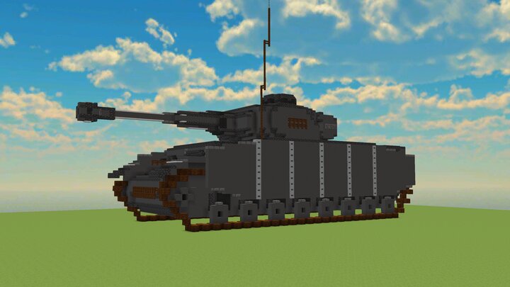 Panzer IV H NOW in Shematic ! Minecraft Map