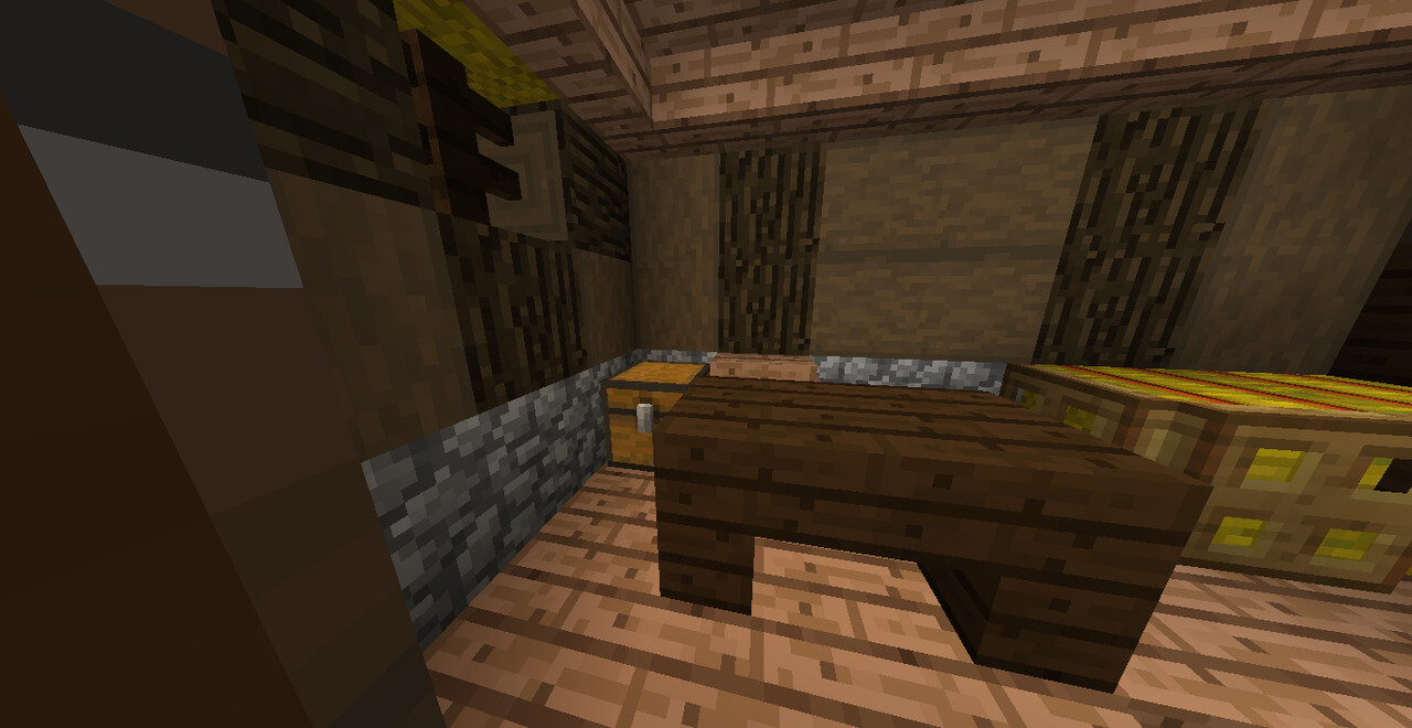 Poor lumberjack dark wood house [1.15+] Minecraft Map