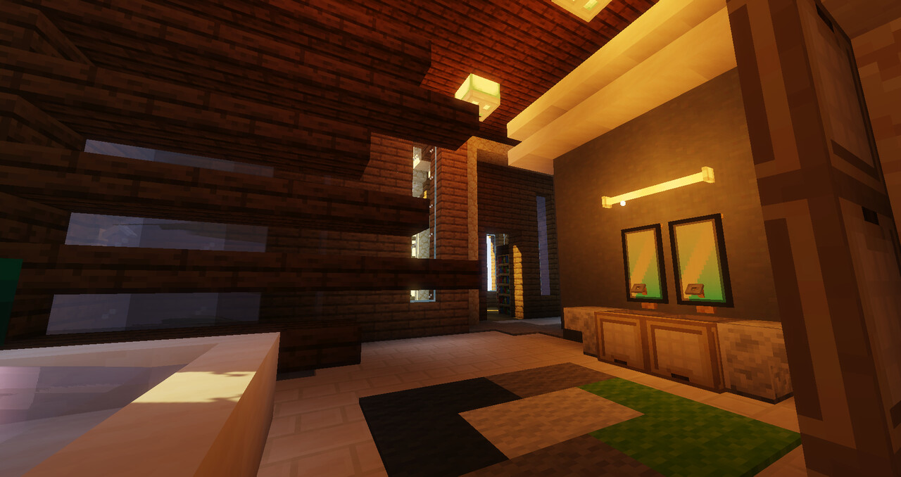 luxurious sandstone house Minecraft Map