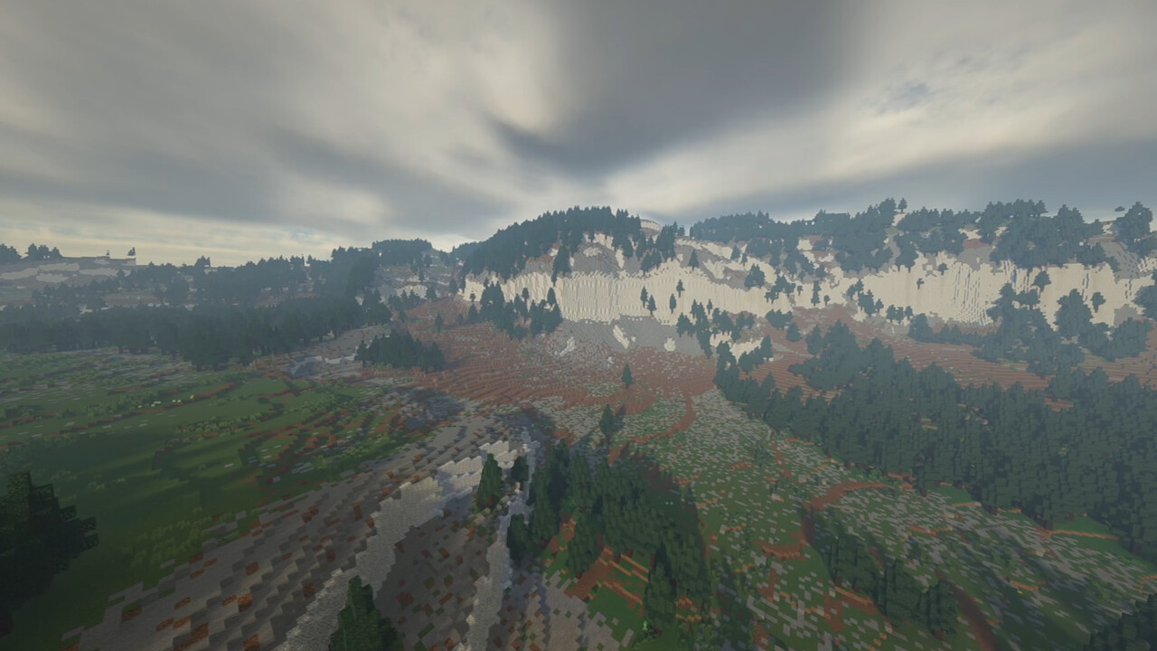 🌍 Rocky Forest - [Custom Realistic Terrain] (Java & Bedrock) Minecraft Map