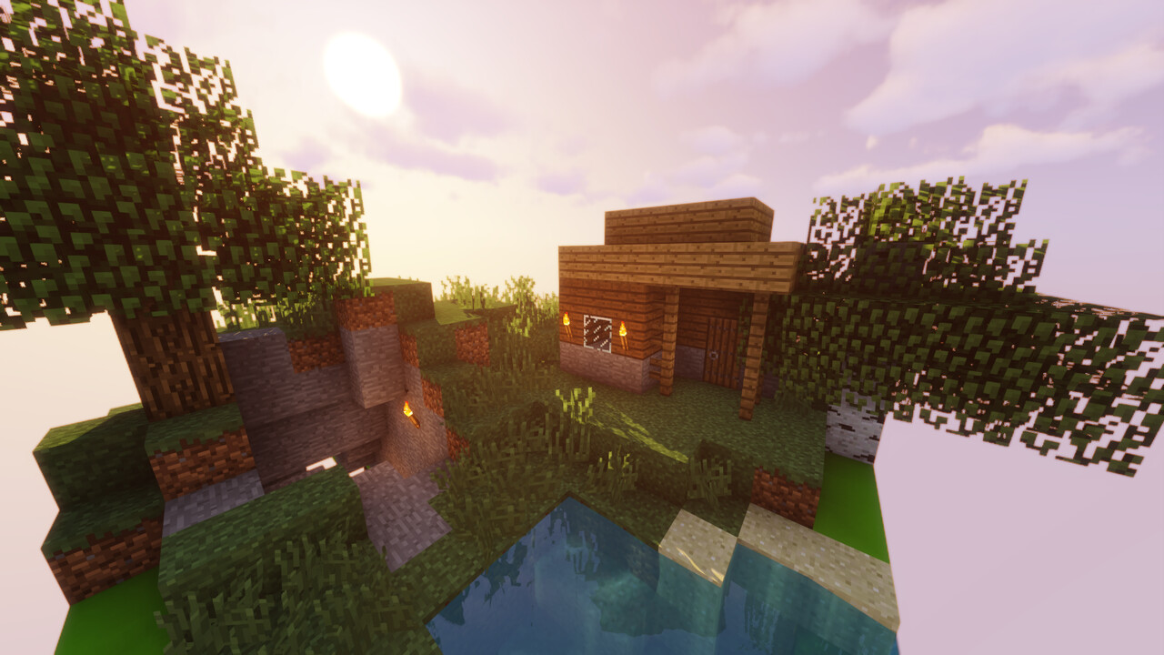 Grass Block with overworld on it Minecraft Map