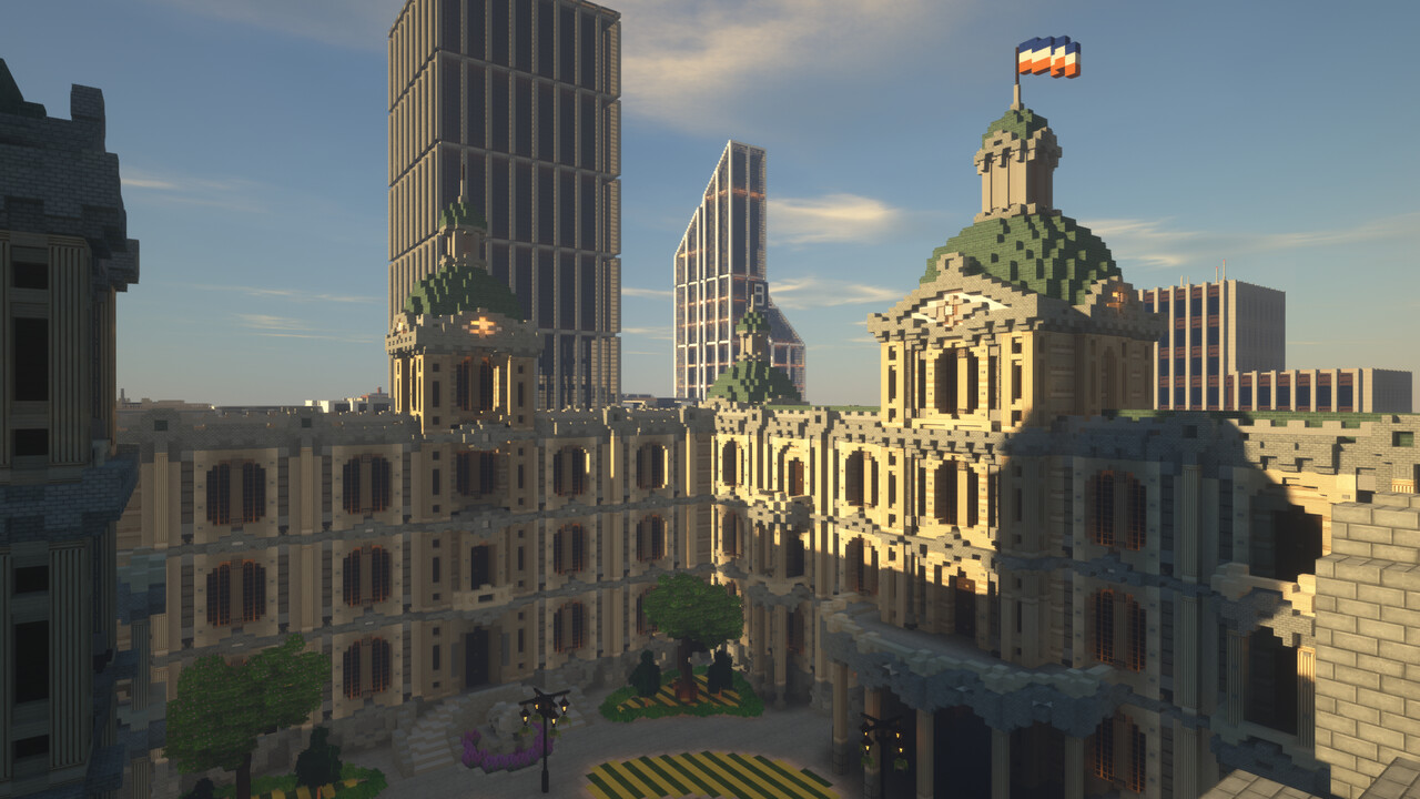 Dalenberg city Parliament building Minecraft Map