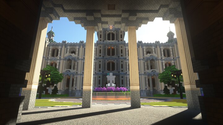 Dalenberg city Parliament building Minecraft Map