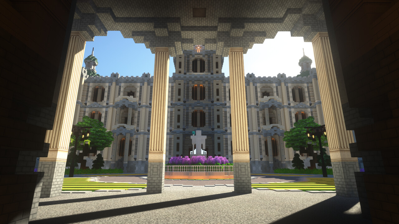Dalenberg city Parliament building Minecraft Map