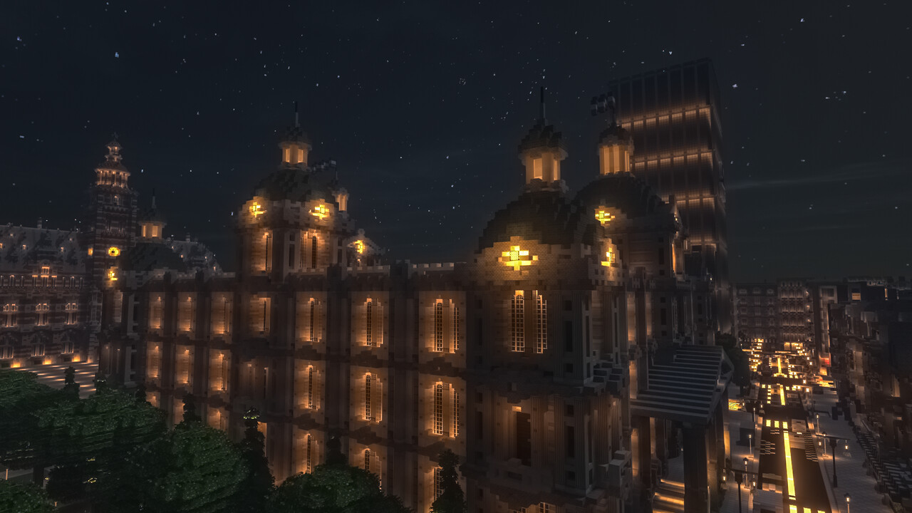 Dalenberg city Parliament building Minecraft Map