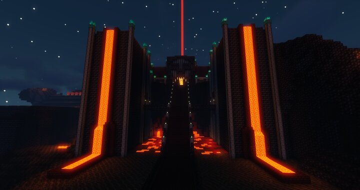 In the Hall's of the Nether King Minecraft Map