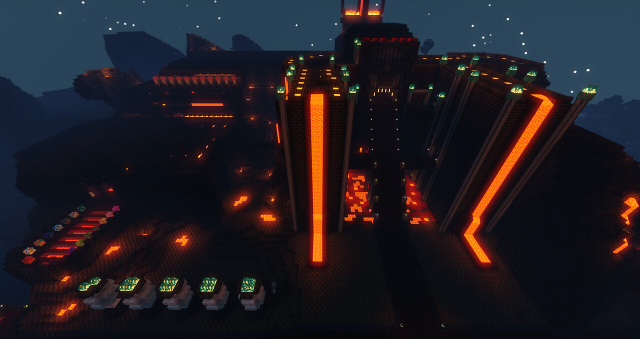 In the Hall's of the Nether King Minecraft Map