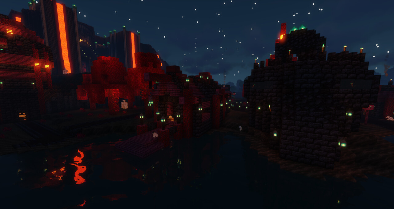 In the Hall's of the Nether King Minecraft Map