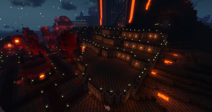 In the Hall's of the Nether King Minecraft Map