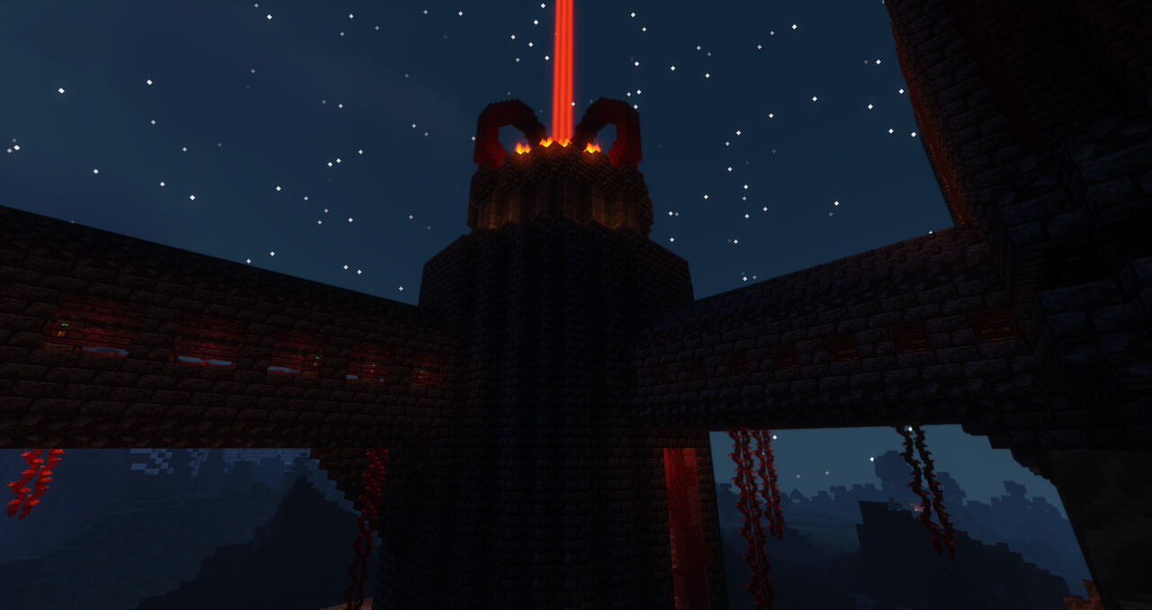 In the Hall's of the Nether King Minecraft Map