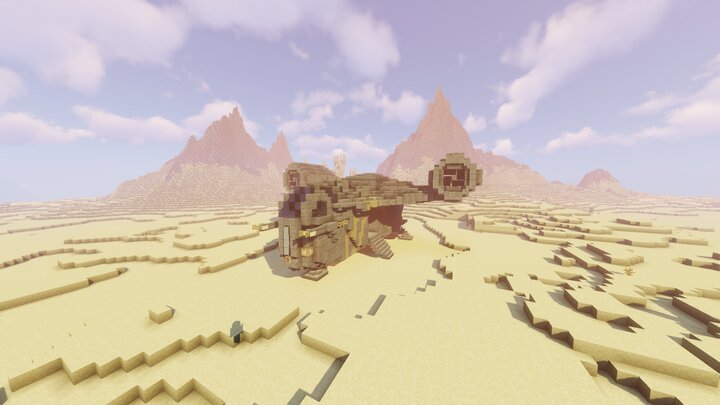 The Mandalorian - Razor Crest Minecraft Map