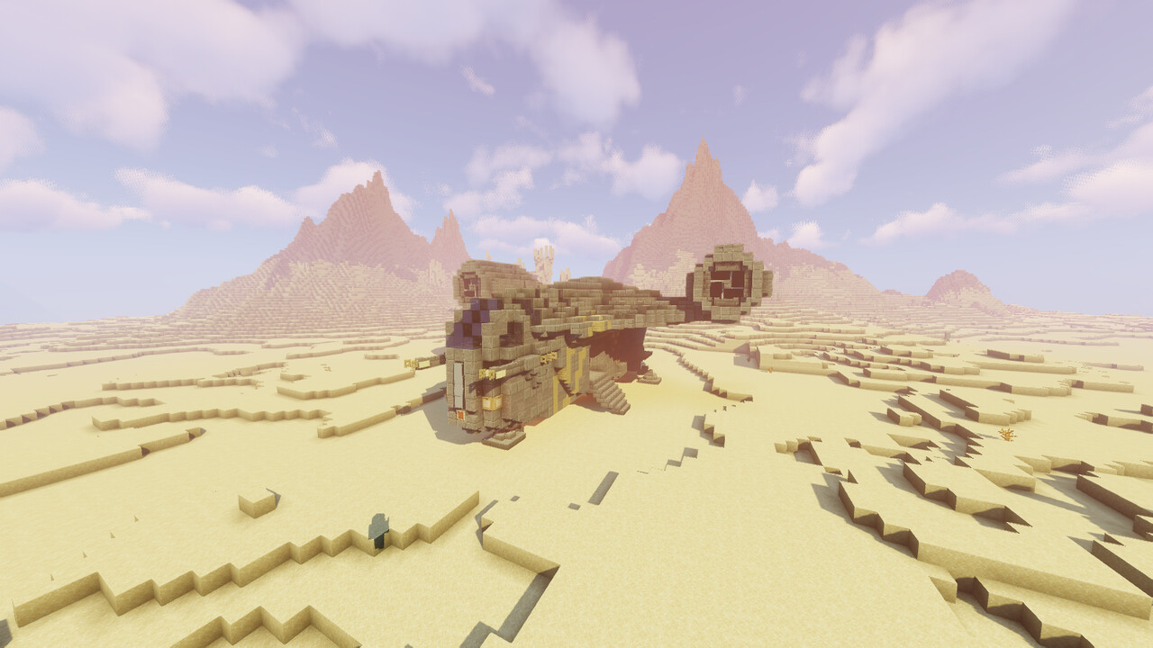 The Mandalorian - Razor Crest Minecraft Map