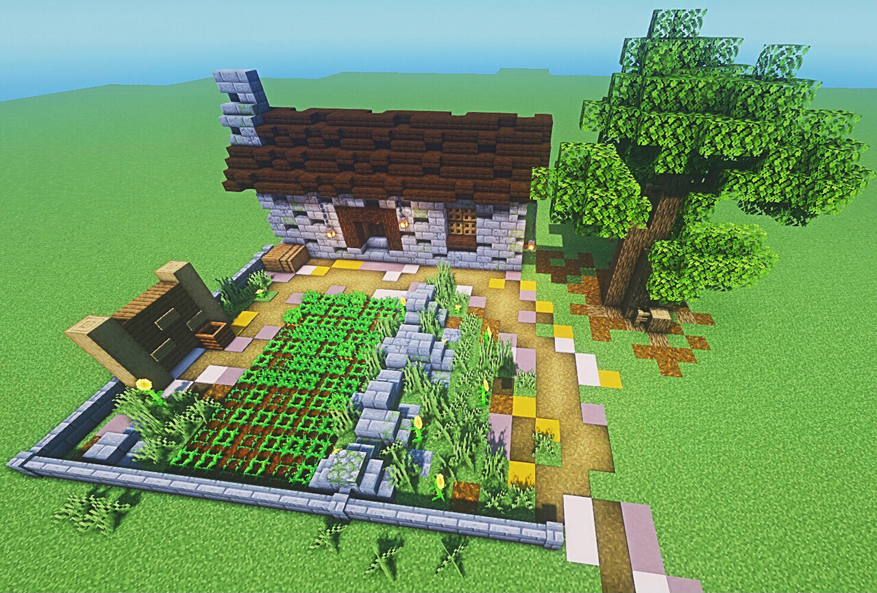 ~ Shabby Starter Farm House ~ Minecraft Map