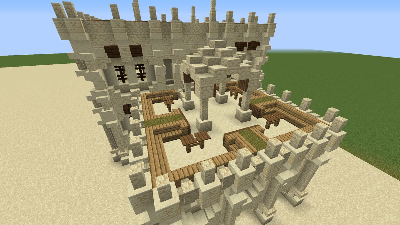 Desert Townhall Minecraft Map
