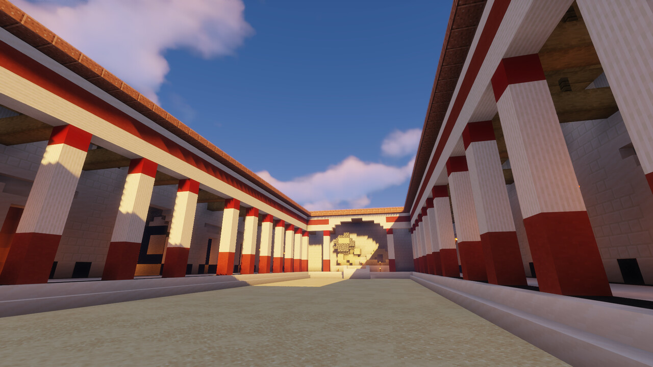 Sanctuary of Eleusis - a Greek and Roman temple complex Minecraft Map