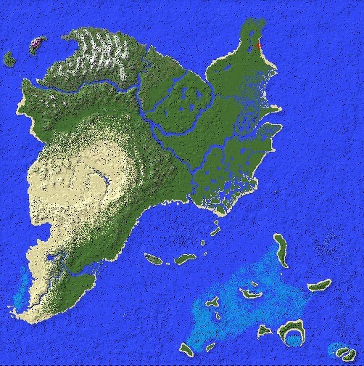 Secret Land Minecraft Map