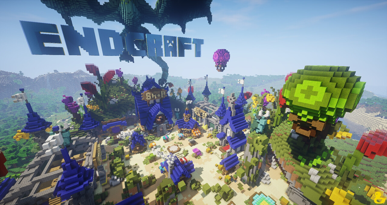 ENDCRAFT Dragon Lobby Minecraft Map
