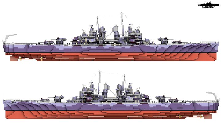 USS Cleveland 1:1 Scale (1942 & 1945) Minecraft Map