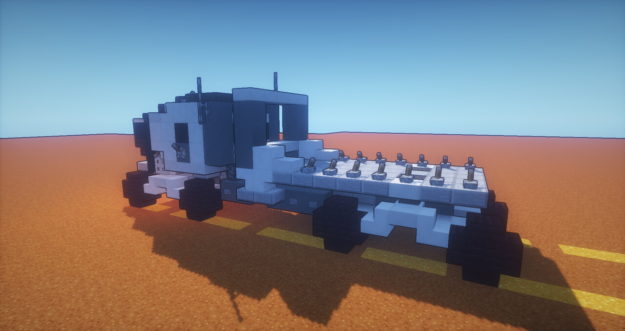 Futuristic Truck+ Schematic Minecraft Map