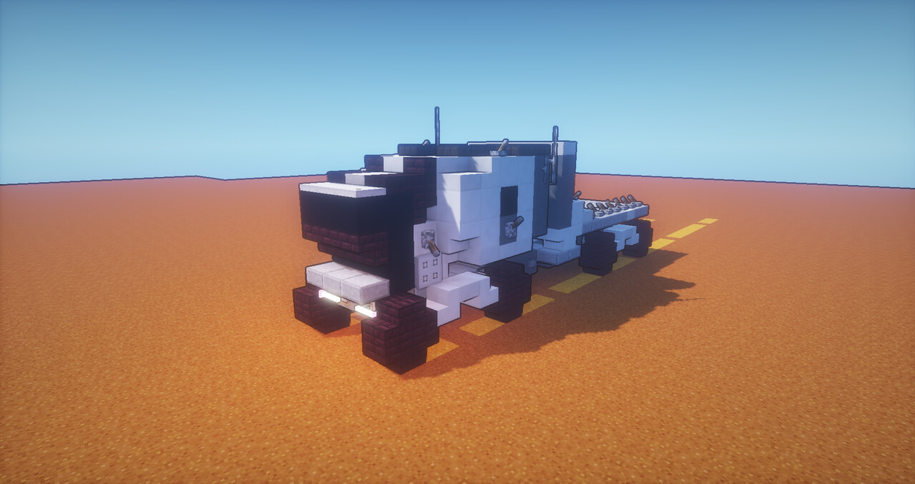 Futuristic Truck+ Schematic Minecraft Map