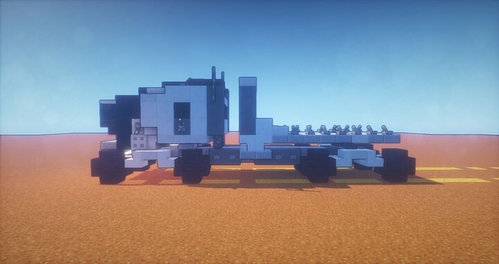 Futuristic Truck+ Schematic Minecraft Map