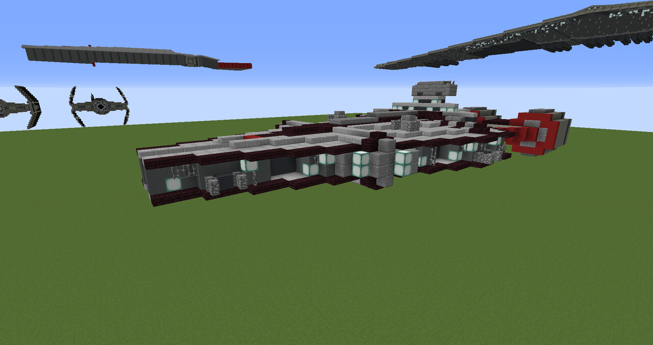 Starwars Republic Light Cruiser | Minecraft 1.12.2 [DOWNLOAD] Minecraft Map