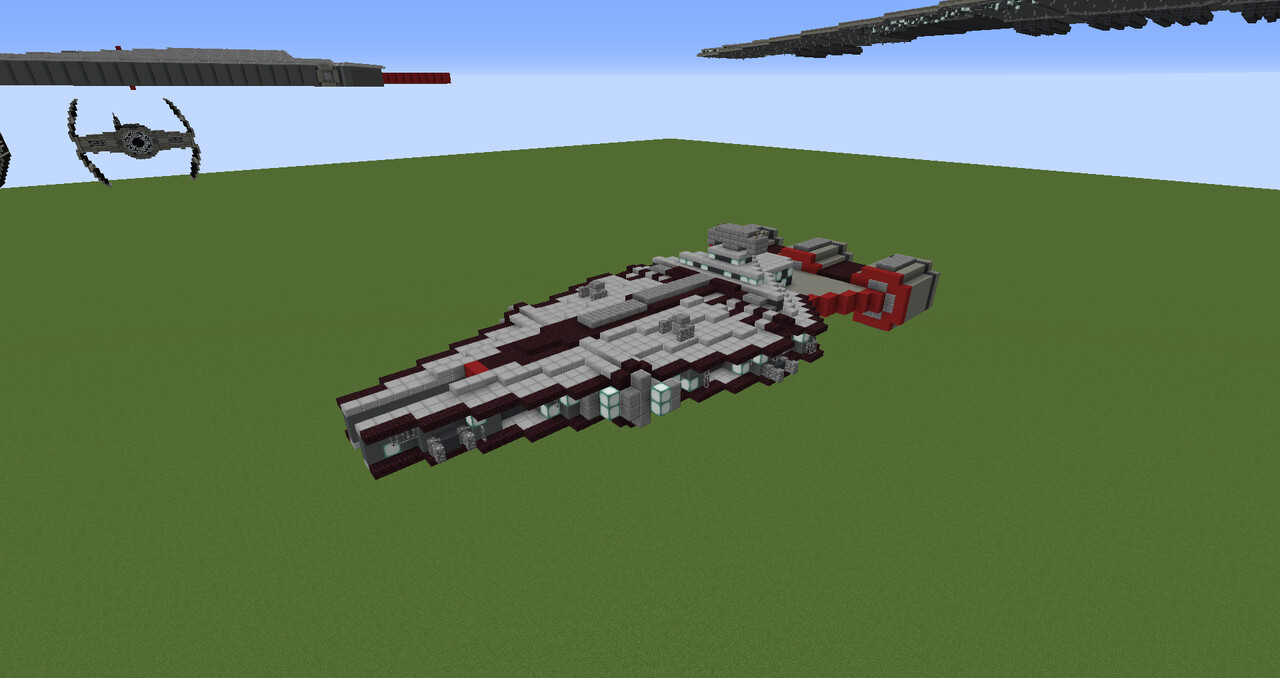 Starwars Republic Light Cruiser | Minecraft 1.12.2 [DOWNLOAD] Minecraft Map