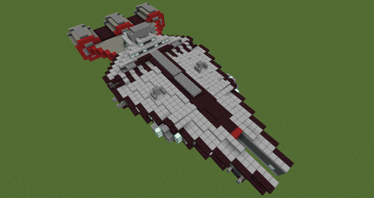 Starwars Republic Light Cruiser | Minecraft 1.12.2 [DOWNLOAD] Minecraft Map