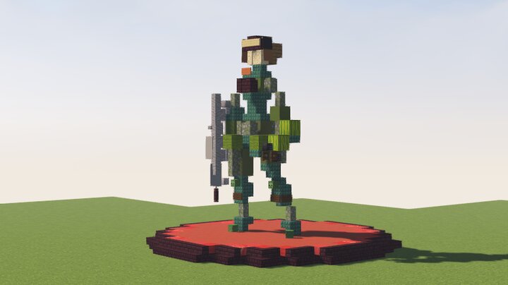 Action Figure Build - Megami Device (WISM-Soldier) Minecraft Map