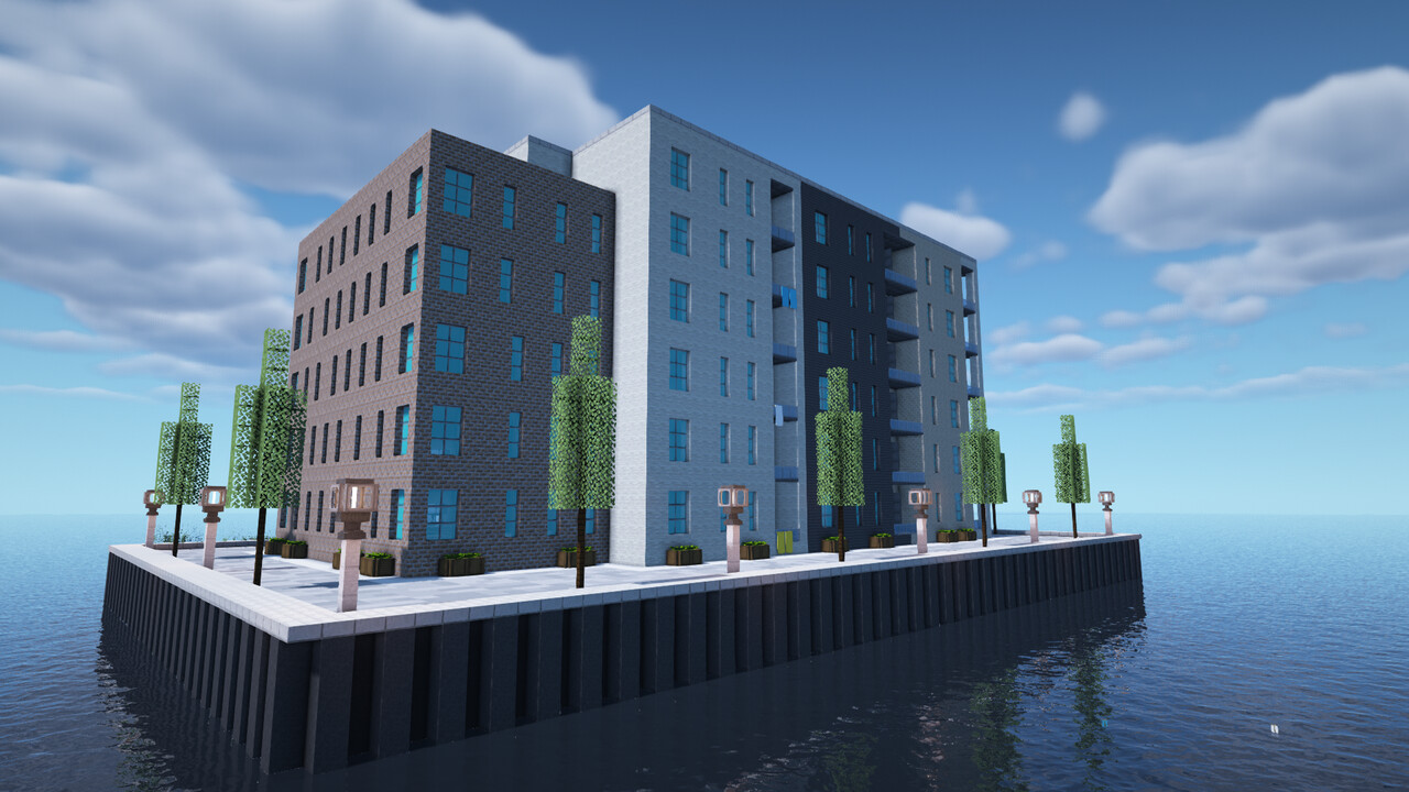 Seaside Apartments Minecraft Map