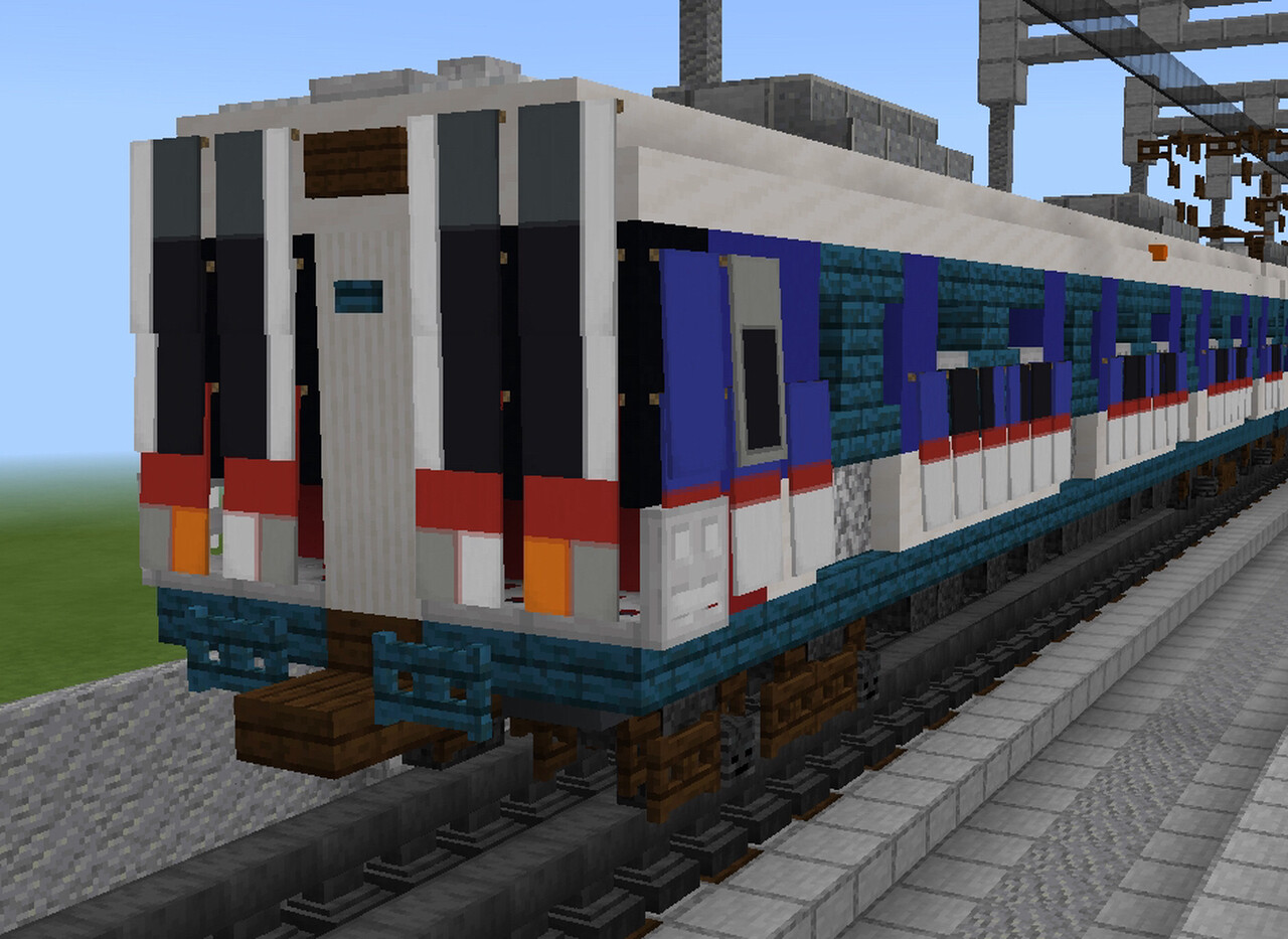 [1⅔:1] Seoul Metropolitan Subway 3000 series GEC 6 car set Minecraft Map
