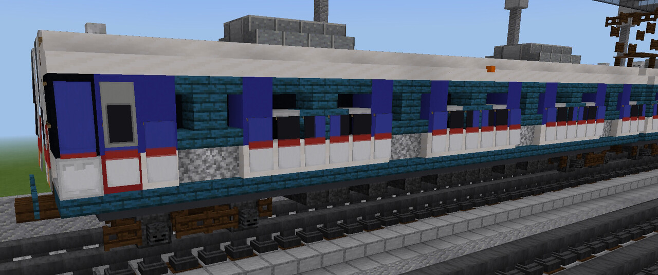 [1⅔:1] Seoul Metropolitan Subway 3000 series GEC 6 car set Minecraft Map