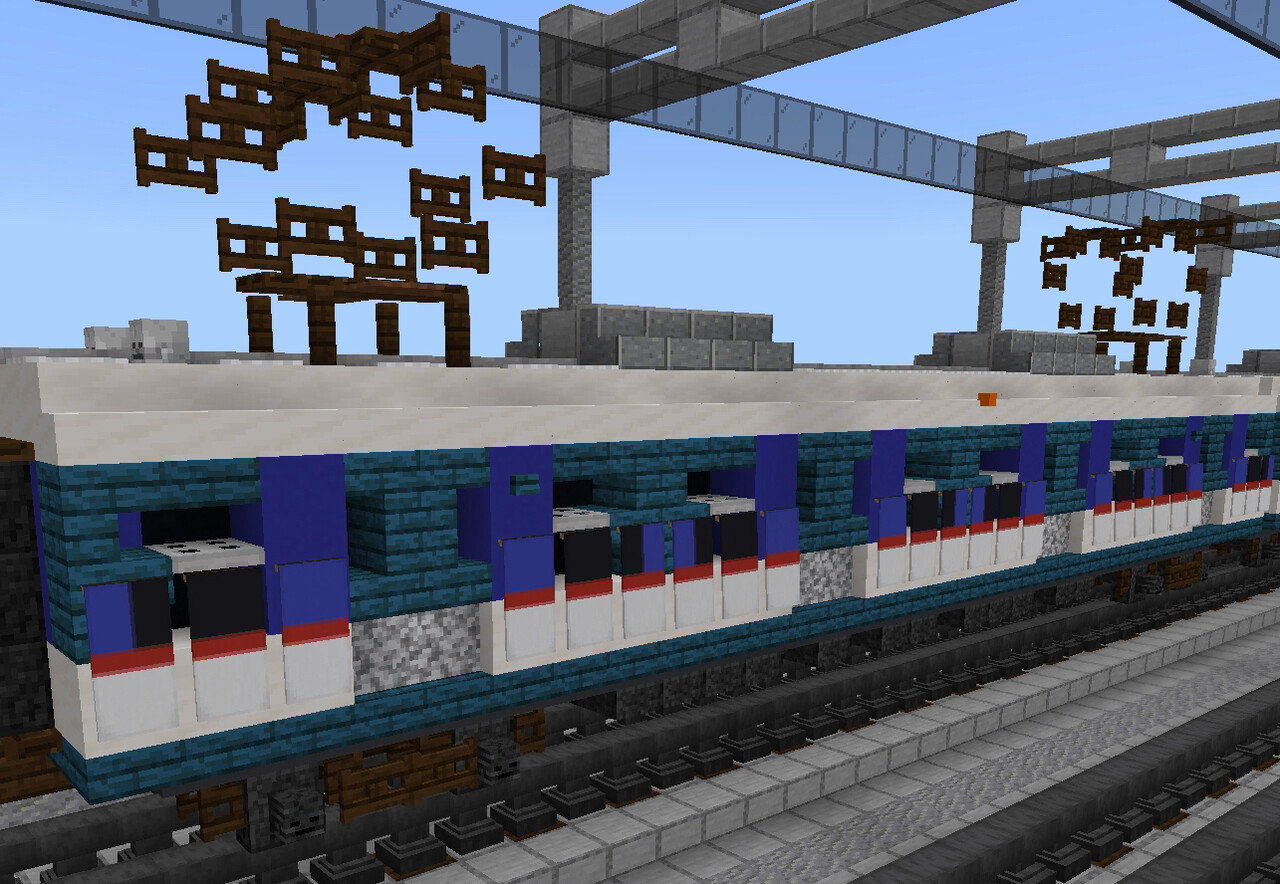 [1⅔:1] Seoul Metropolitan Subway 3000 series GEC 6 car set Minecraft Map