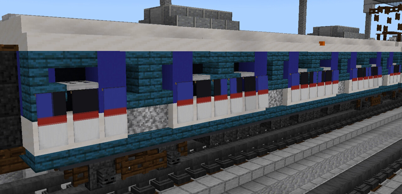 [1⅔:1] Seoul Metropolitan Subway 3000 series GEC 6 car set Minecraft Map
