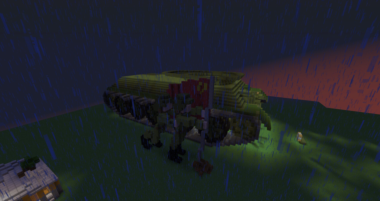Soviet T - 34/85 tank Minecraft Map