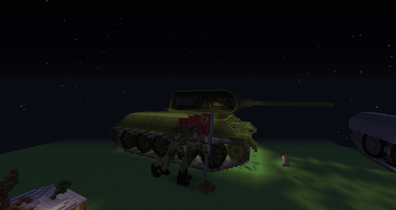 Soviet T - 34/85 tank Minecraft Map