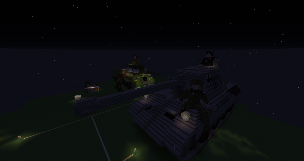 Soviet T - 34/85 tank Minecraft Map
