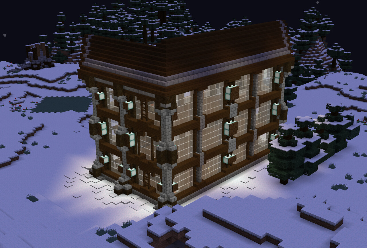 Winter House Minecraft Map